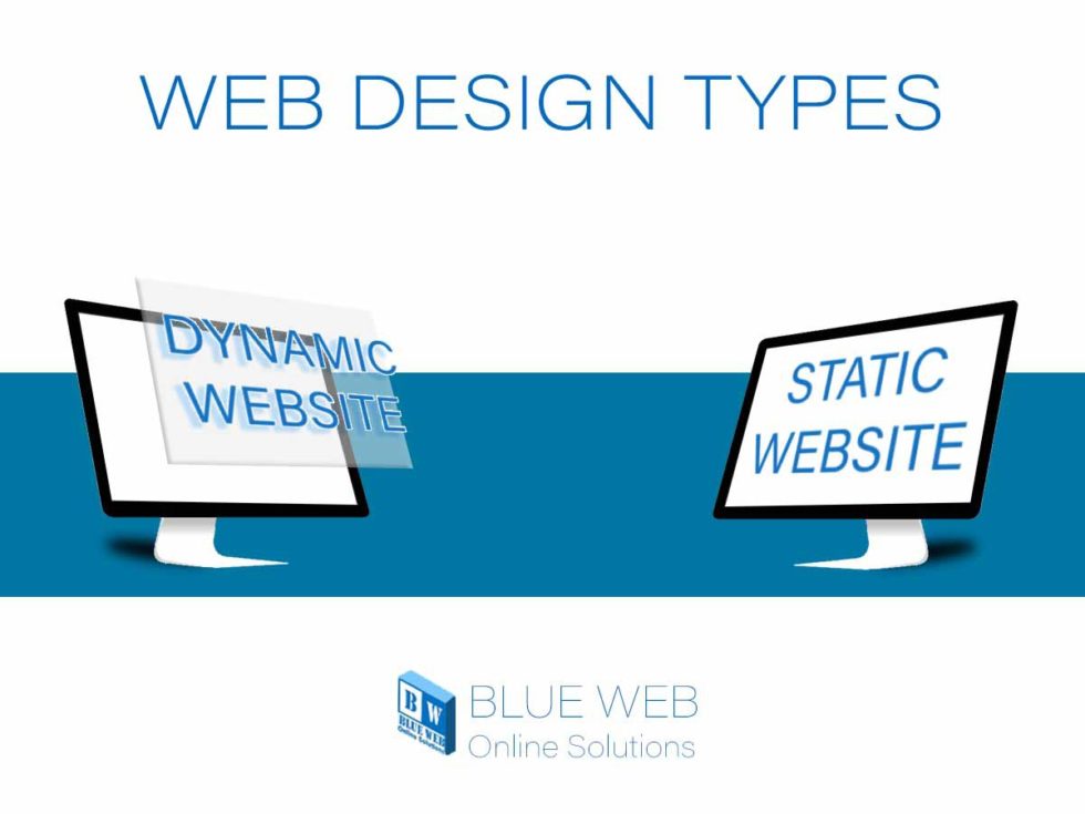 Various Types of web design | Which web design type is better? | blueweb.ca